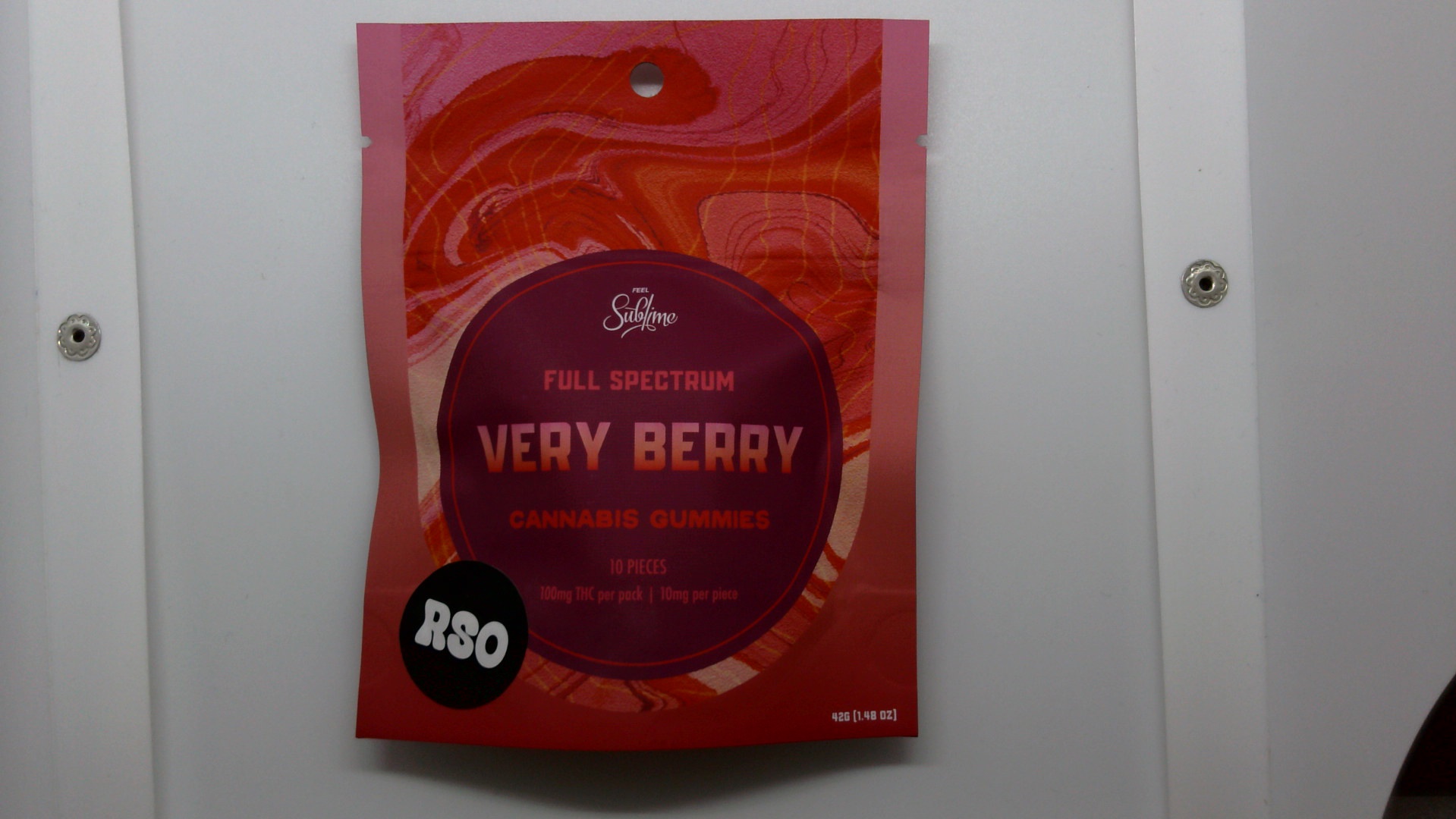SL RSO Gummies Very Berry 100mg