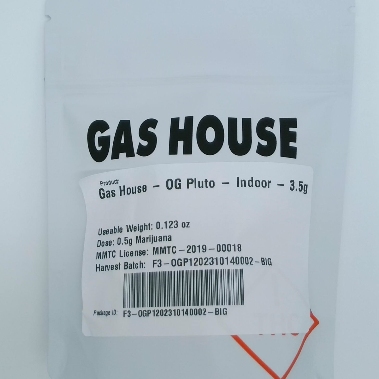 Gas House - OG Pluto - Indoor - 3.5g