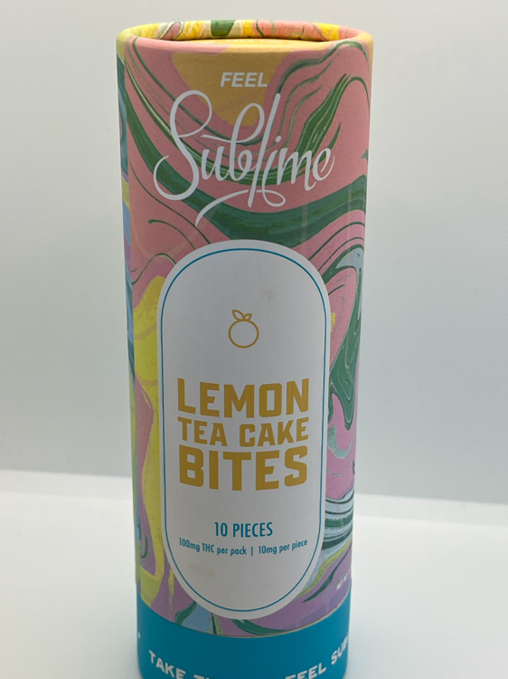 SL Lemon Tea Cake Bites 100mg