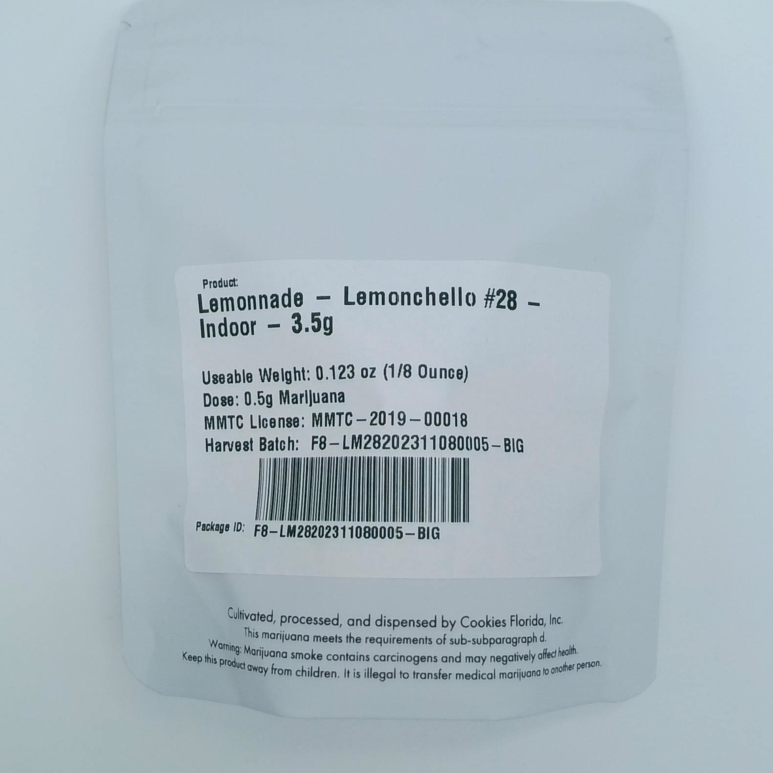 Lemonnade - Lemonchello #28 - Indoor - 3.5g
