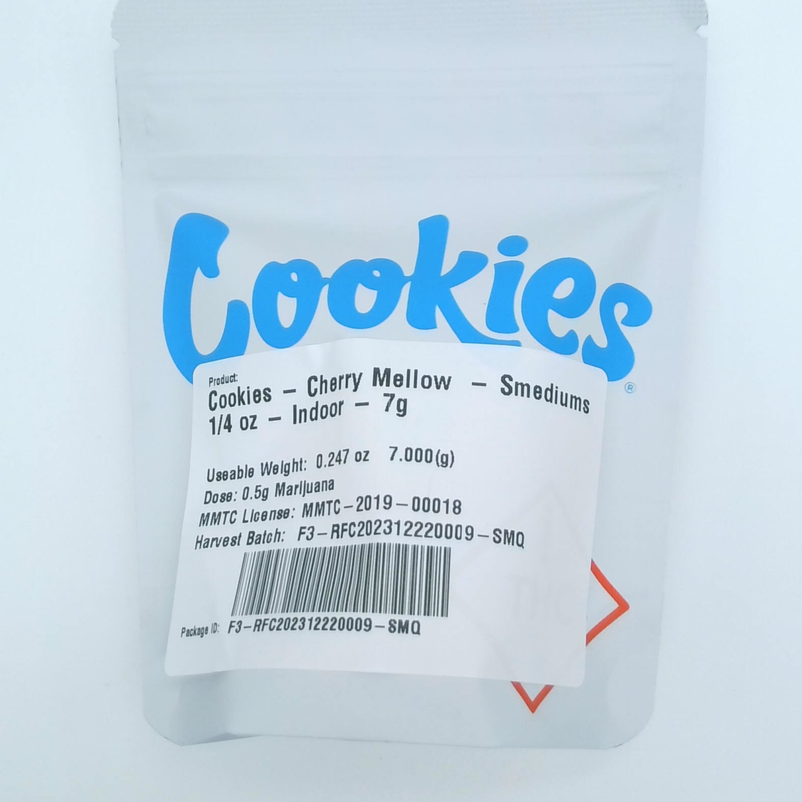 Cookies - Cherry Mellow - Smediums 1/4 oz - Indoor - 7g