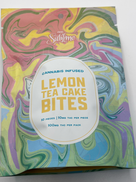 SL Lemon Tea Cake Bites 100mg