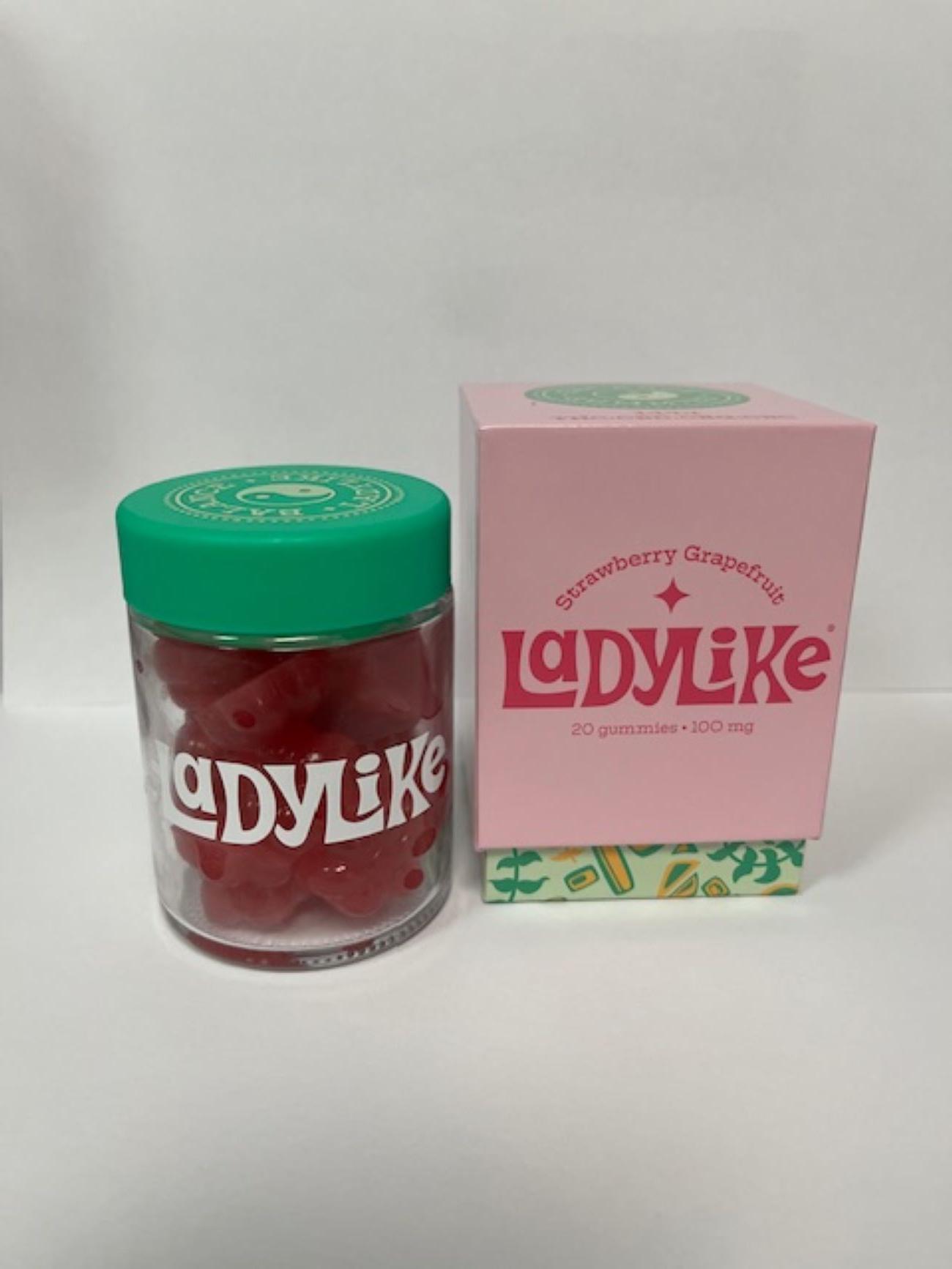 Ladylike BALANCE 1:1:1:1 Strawberry Grapefruit Gummies-100mg (H)